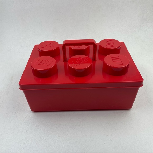 Lego | Toys | 208 Lego Red Storage Carry Case Box | Poshmark